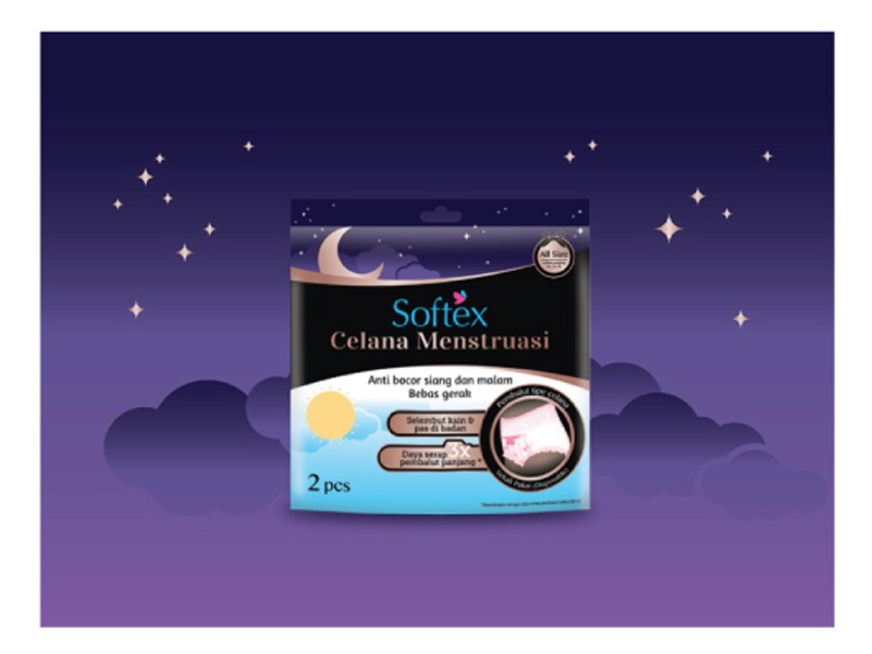 Softex Celana Menstruasi | Jasa Design Creative Jakarta Tangerang